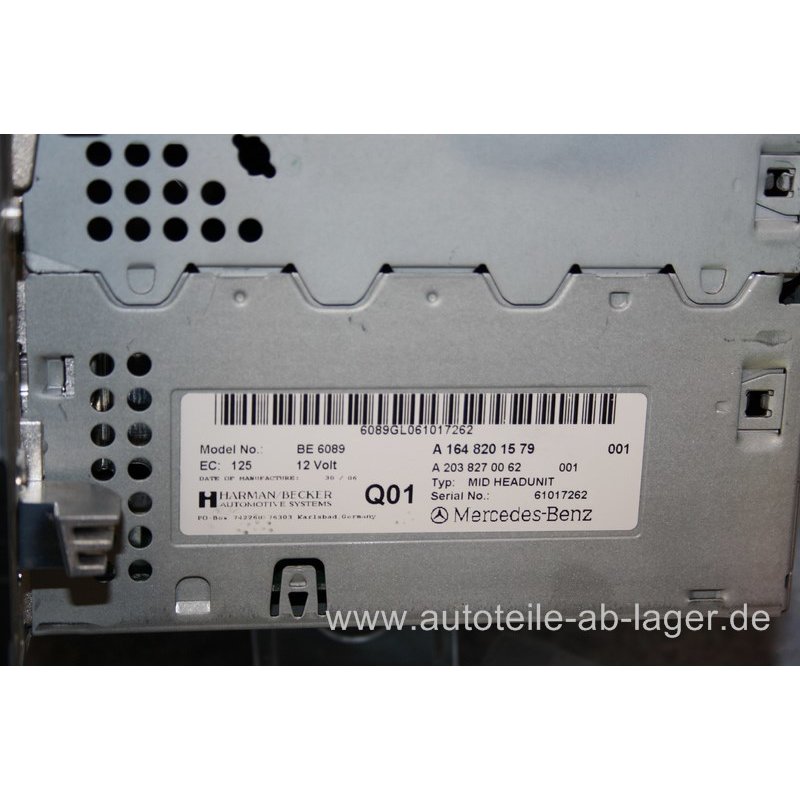 Mercedes Benz Audio APS 50 Navigation Becker Original für Bose Lautsp