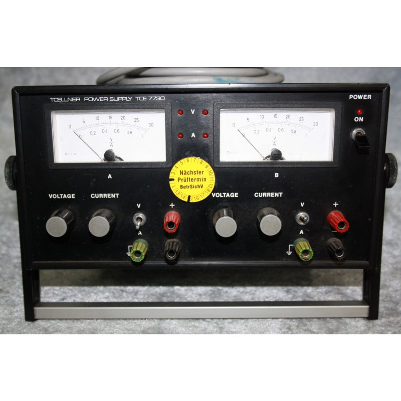 Toellner Power Supply TOE 7730-7 mit Netzteil gebraucht #W1117-1066K