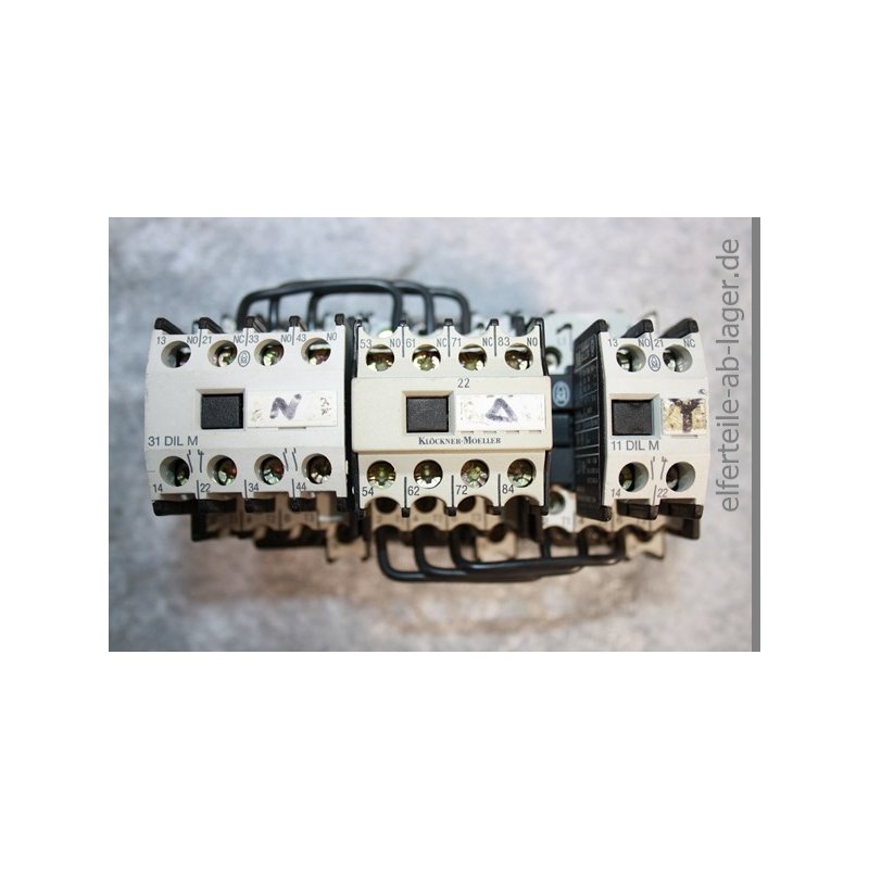 Klöckner & Moeller Kombi 3x DIL0AM + DILM31 + DILM11 + DIL22 Leistung